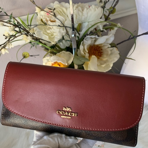 Coach | Bags | Coach Wallet With Checkbook Cover | Poshmark